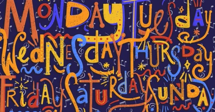 27 Best Songs With Days Of The Week In The Title - Music Grotto
